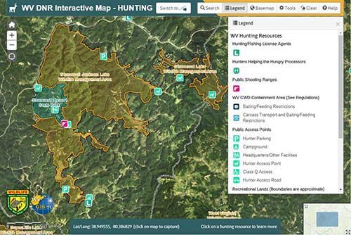 DNR introduces updated, interactive map | Metro Kanawha | wvgazettemail.com