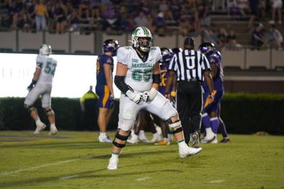 Marshall football: Sound O-line playing a factor in early success for ...