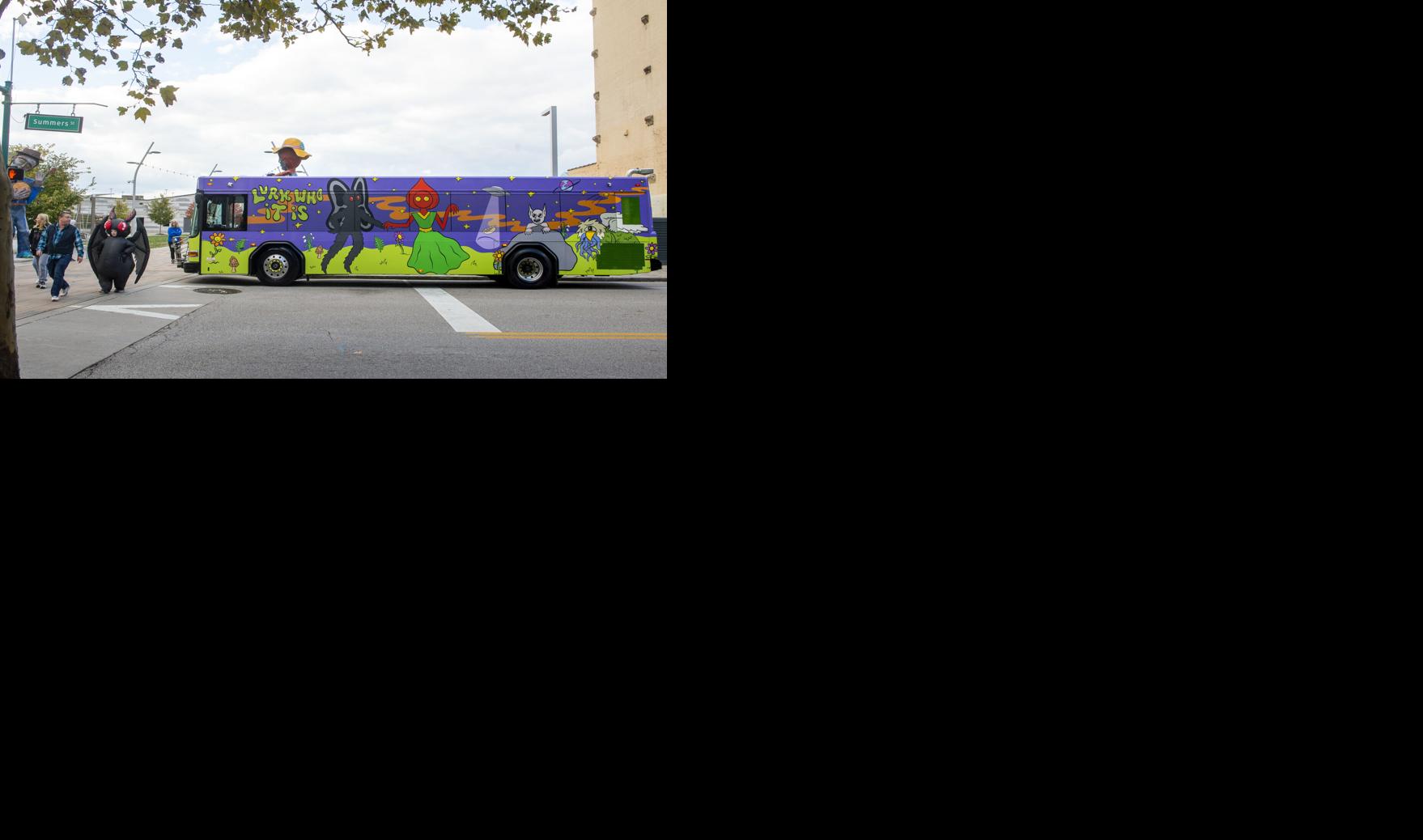 KRT's sixth ArtBus features 10 West Virginia cryptids | Kanawha Valley ...