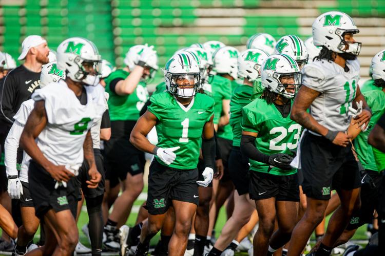 Marshall plays 2025 spring football game in front of 10,000 | Marshall ...