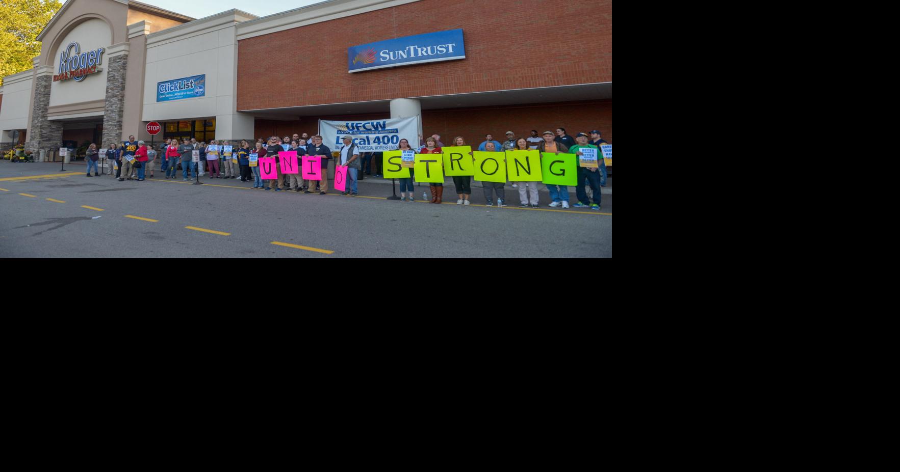 Kroger union workers to continue demonstrations during negotiations ...