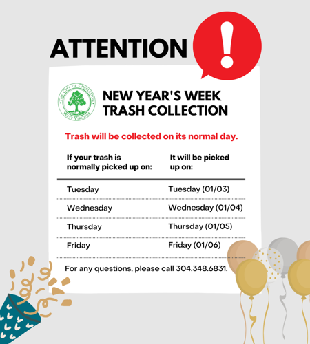 City of Charleston releases refuse collection schedules for the ...