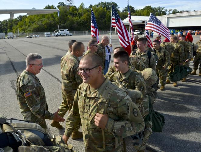 PHOTOS: West Virginia National Guard members leave on deployment | News ...