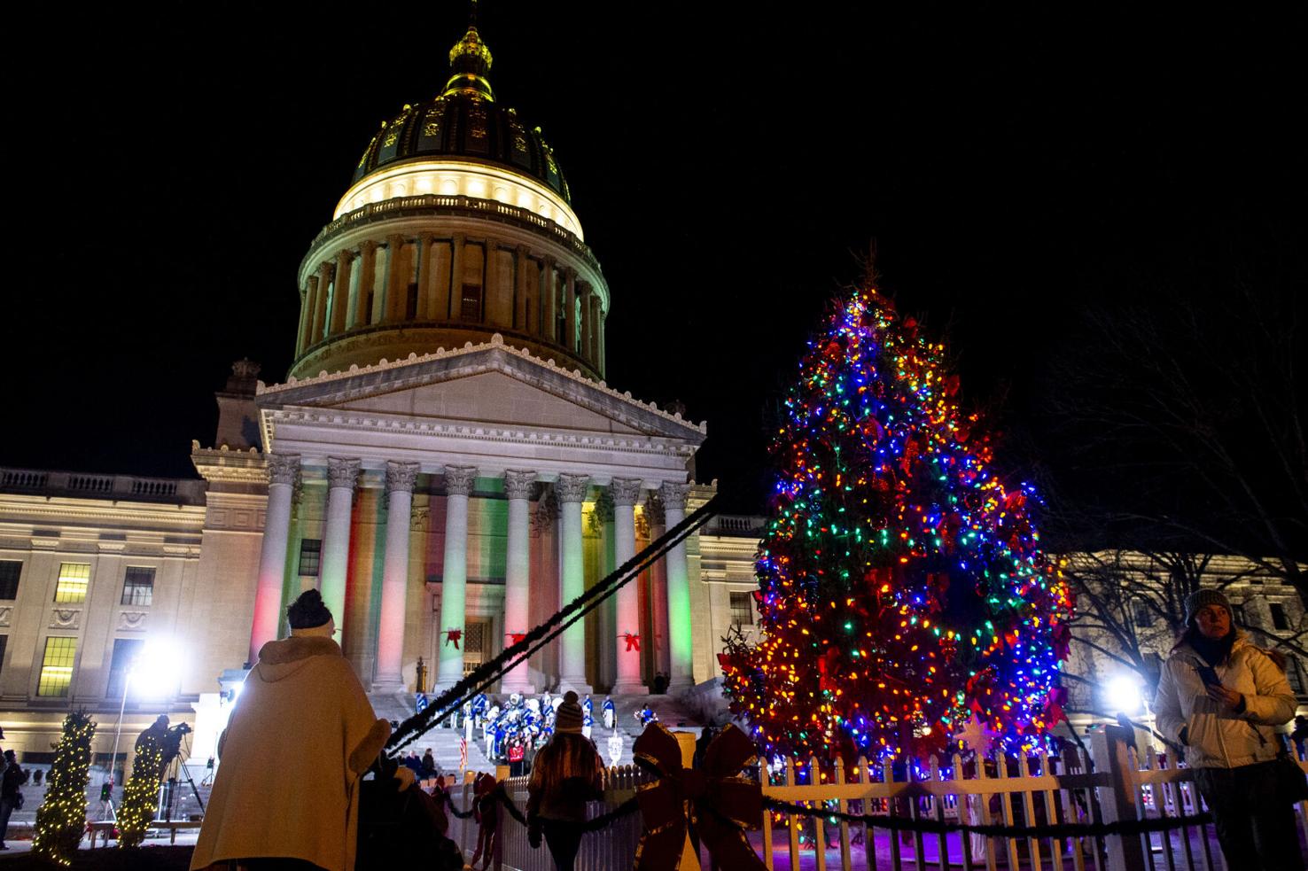 Coonskin Christmas, WV Capitol tree celebrated in Charleston | Kanawha ...