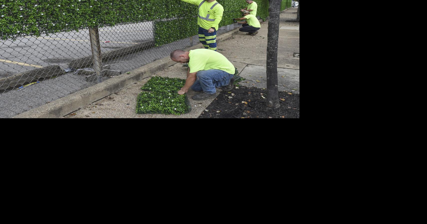 Charleston: Project re-beautifies Leon Sullivan Way fence | Kanawha ...