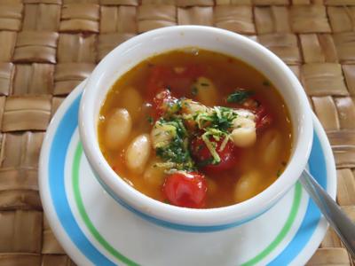 Farmer's Table: Roasted Tomato and White Bean Soup | Food ...