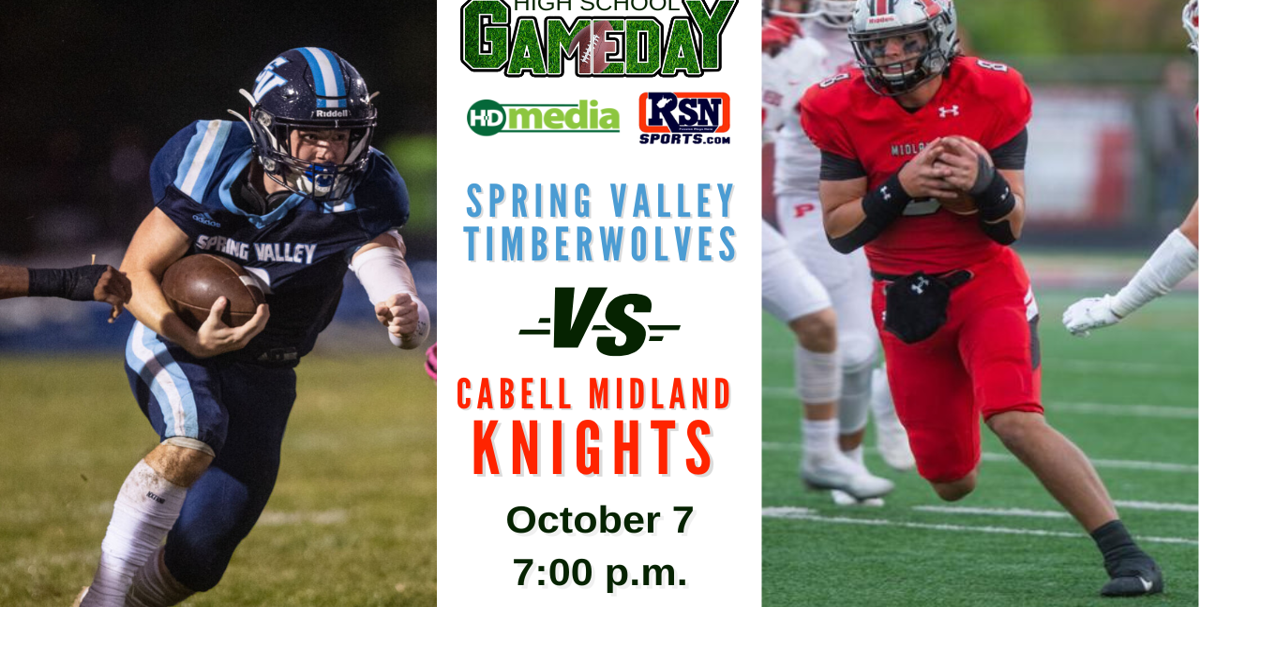 Spring Valley Timberwolves vs. Cabell Midland Knights: Oct. 7, 2022 ...