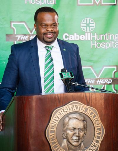 Marshall football: Charles Huff introduced as Herd's new coach ...