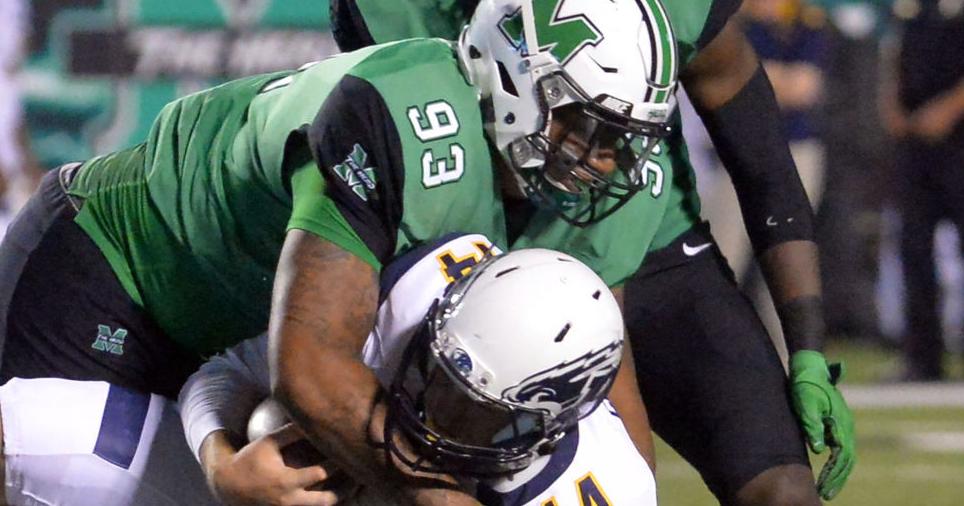 Marshall football player Larry Aaron, paralyzed in January shooting ...