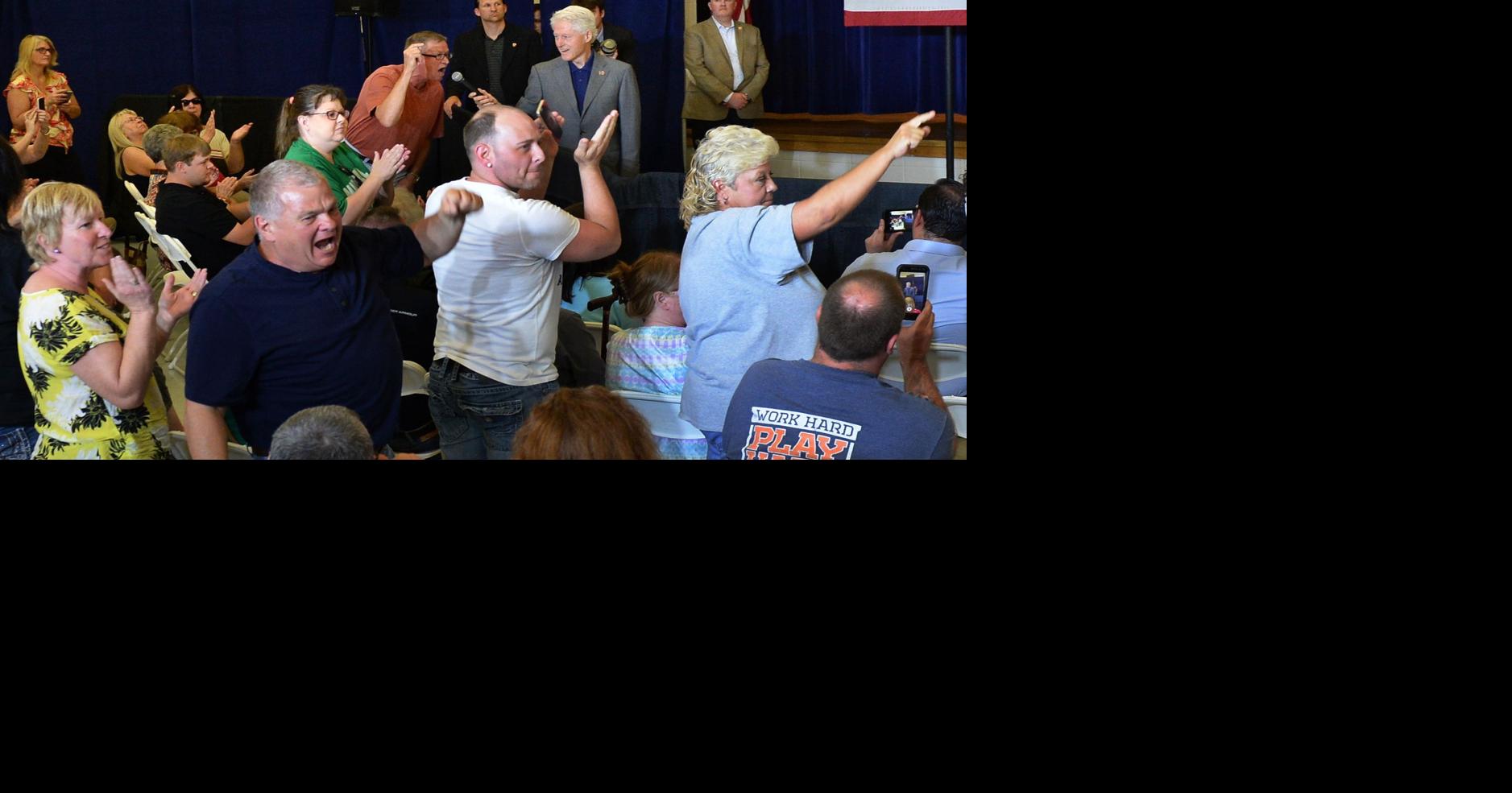 Bill Clinton sees protesters in Logan, adoration in Charleston ...