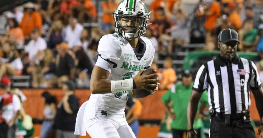 Marshall football: Huff backs use of Fancher late in loss to Bowling ...