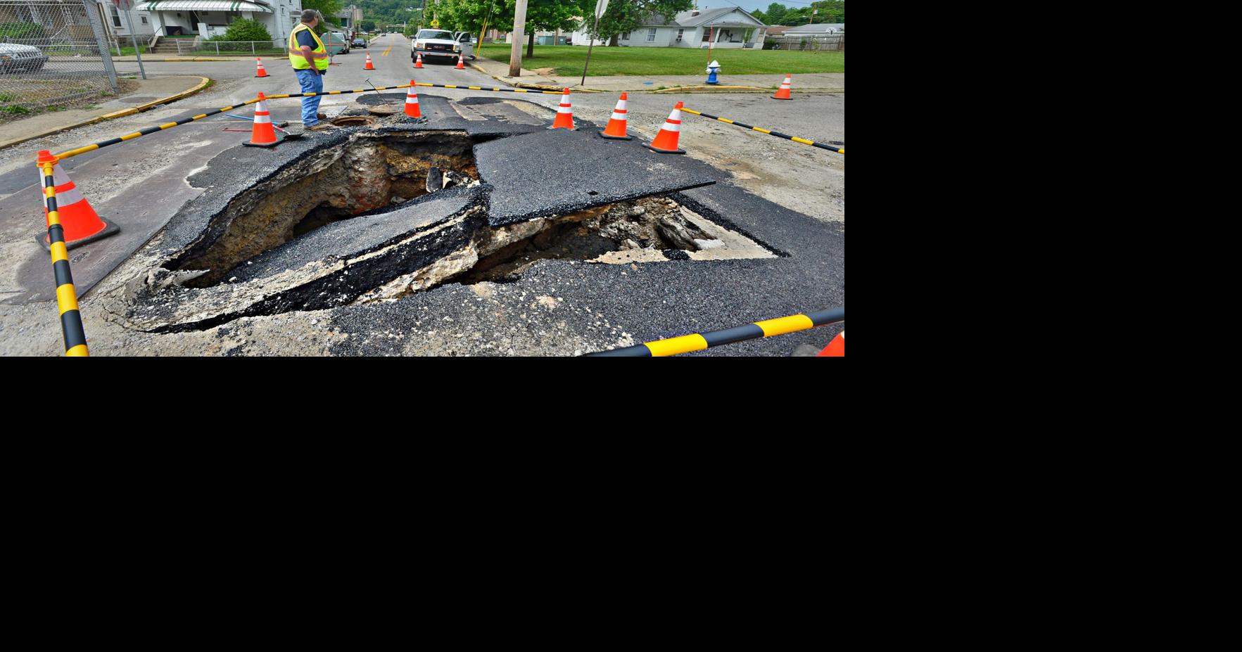 Sinkhole closes West Side intersection | News | wvgazettemail.com