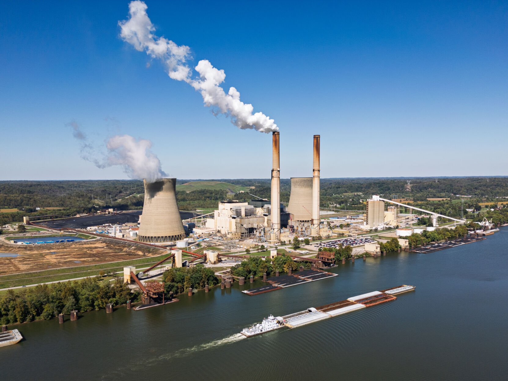 Gavin Power Plant - Aerial | | wvgazettemail.com