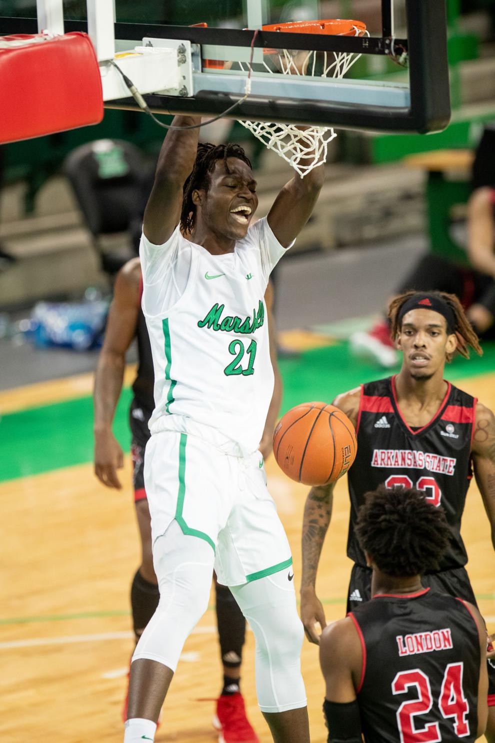 Marshall basketball: Herd opens with 70-56 win over Arkansas State ...
