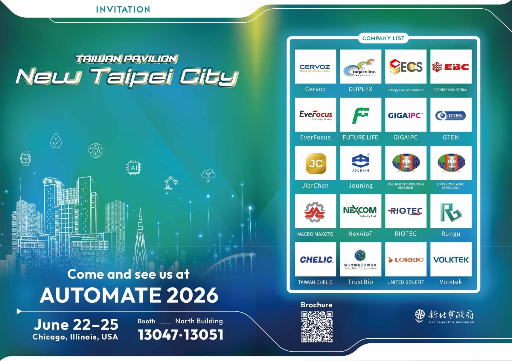 New Taipei City Showcases Smart Manufacturing Strength at AUTOMATE 2026 ...