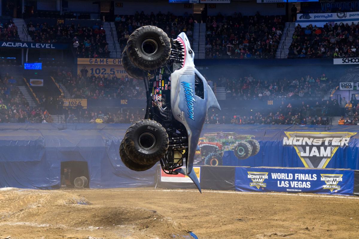 Monster Jam roars back into Civic Center with super shark Megalodon ...