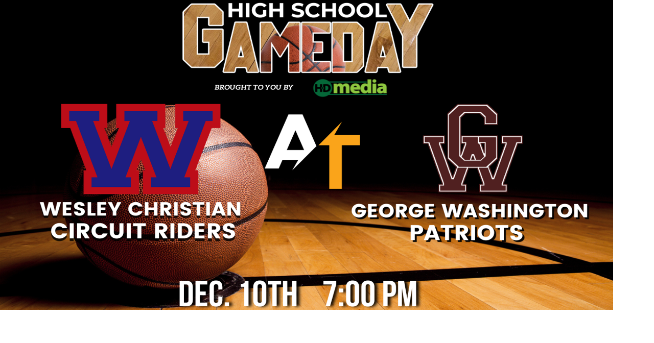 Wesley Christian Circuit Riders vs. George Washington Patriots: Dec. 10 ...