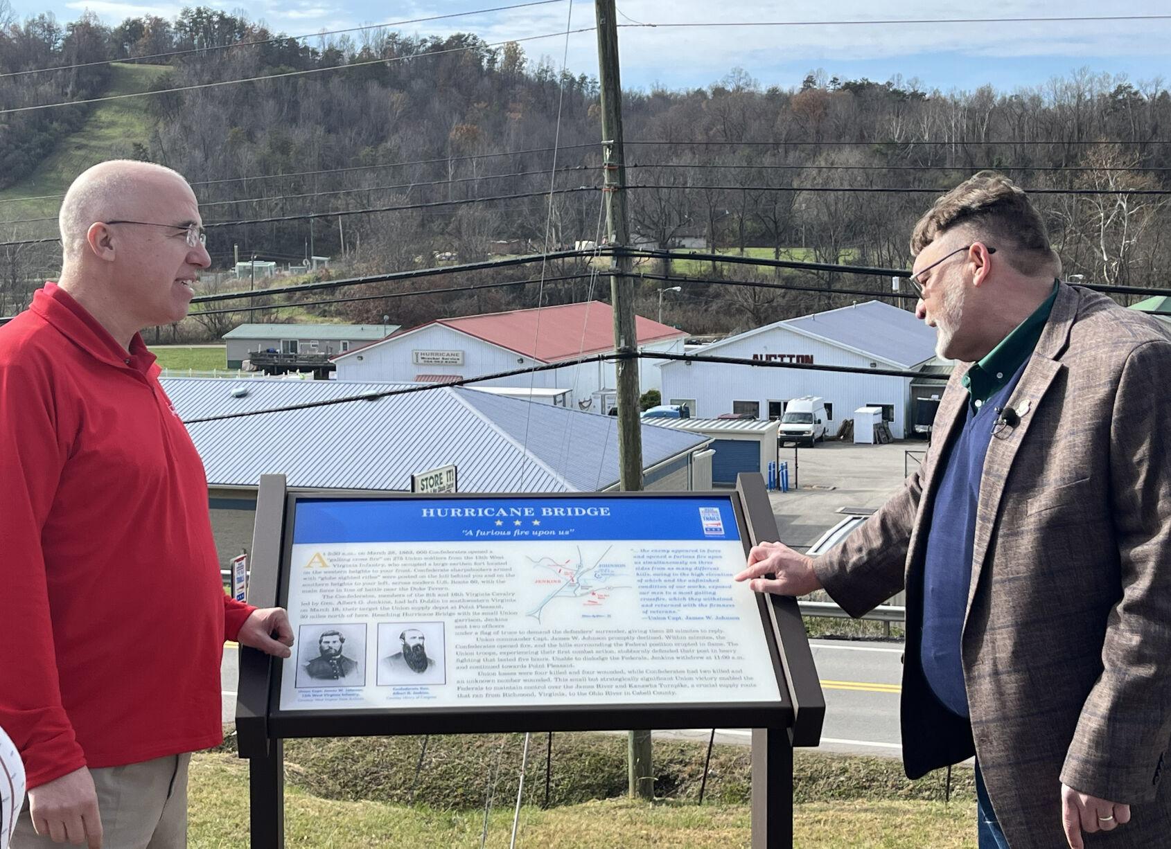 Civil War marker, Hurricane WV, Battle of Hurricane Bridge | Putnam ...