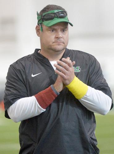 Tim Cramsey takes the field as Marshall's offensive coordinator ...