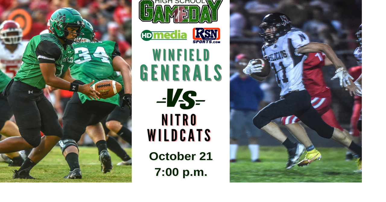 Winfield Generals vs. Nitro Wildcats: Oct 21, 2022 | HD Media+ ...