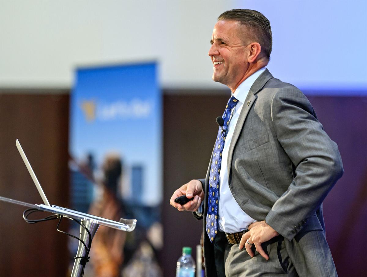 WVU's Michael Benson's 1st State of University address | Education ...