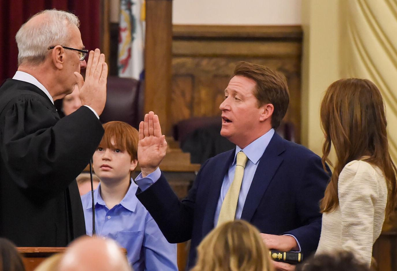 Richard Lindsay sworn in as newest Kanawha County, WV judge | Kanawha ...