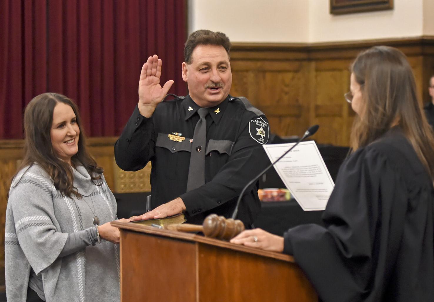 Joey Crawford is officially Kanawha County Sheriff today | Kanawha ...
