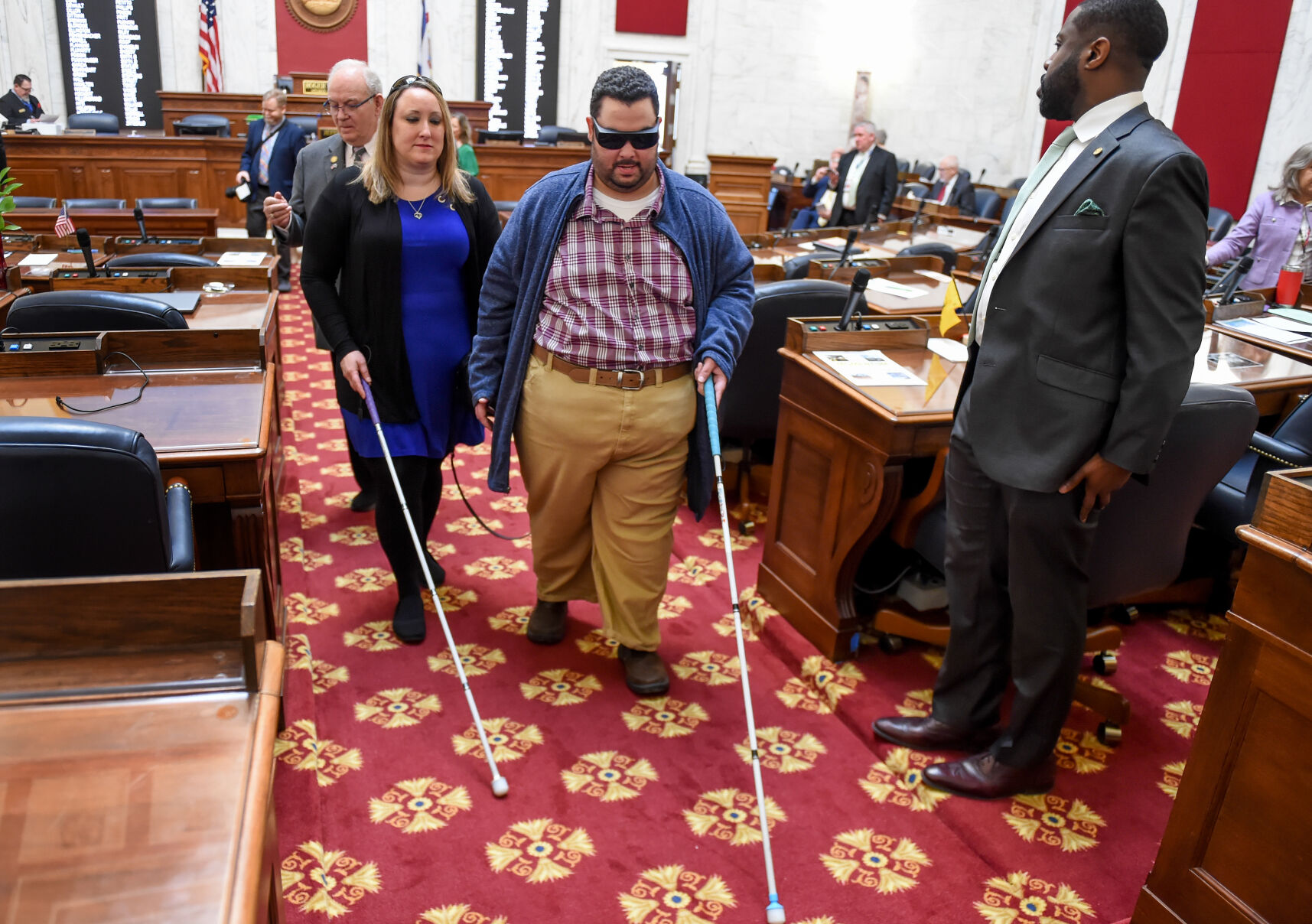 Harold Rogers, Miranda Lacy at WV Disability Advocacy Day | Legislative ...