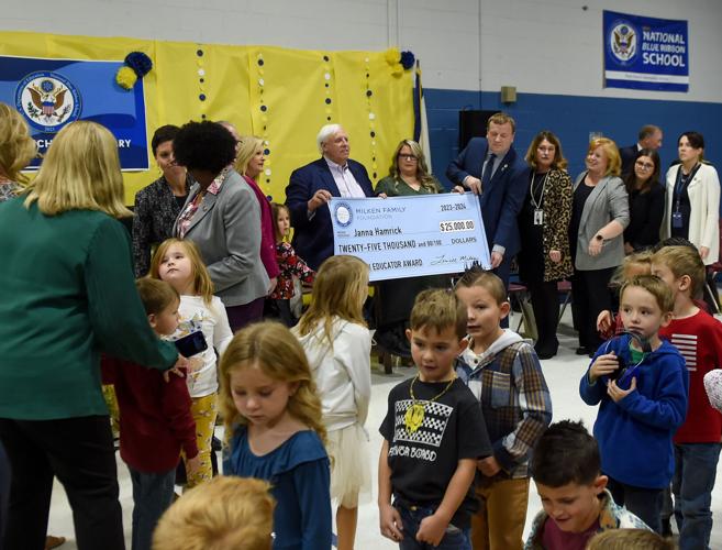 Nitro teacher receives surprise $25,000 Milken award | Education ...