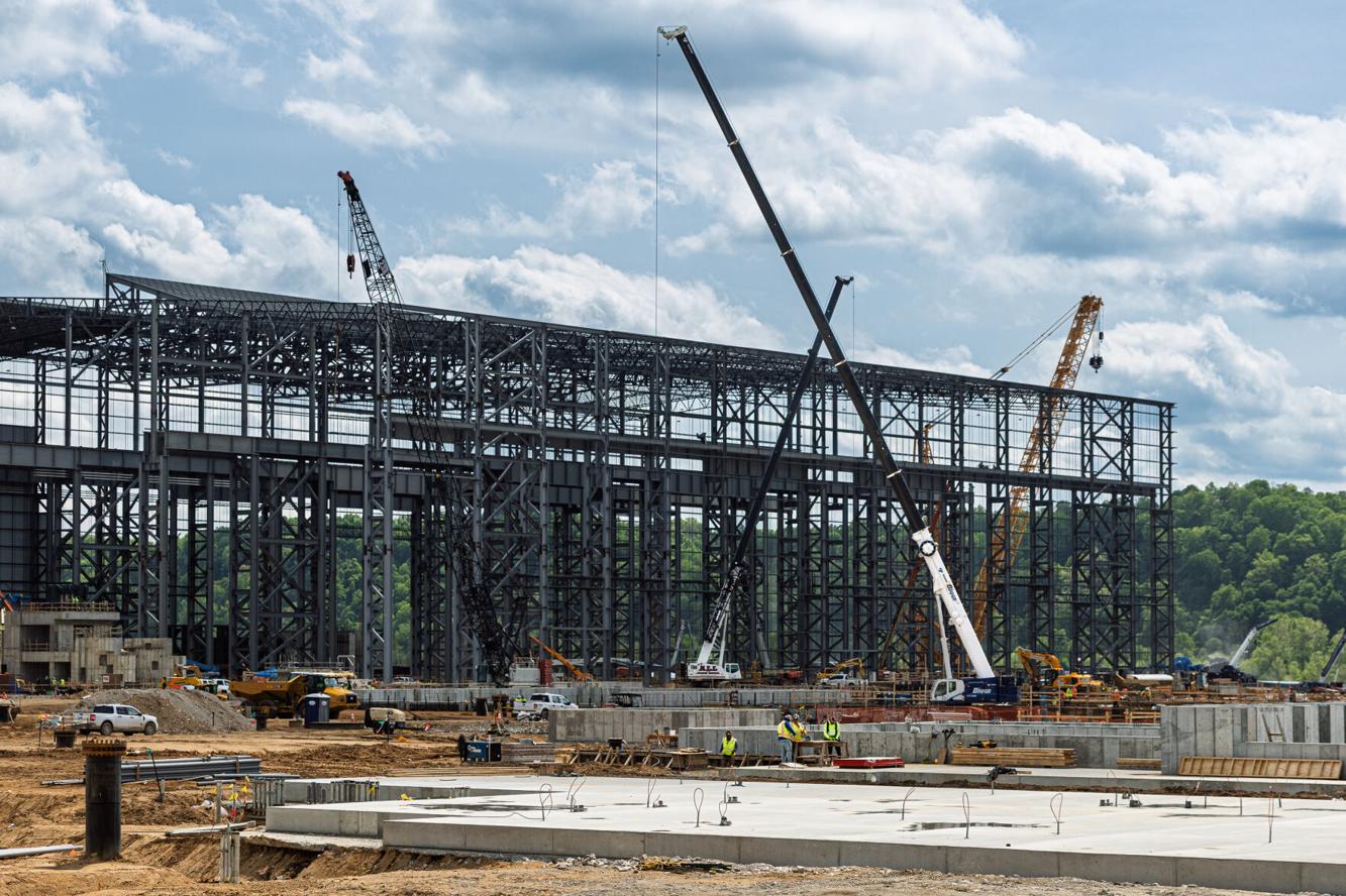 Nucor construction ongoing in Apple Grove, Mason County WV | Business ...