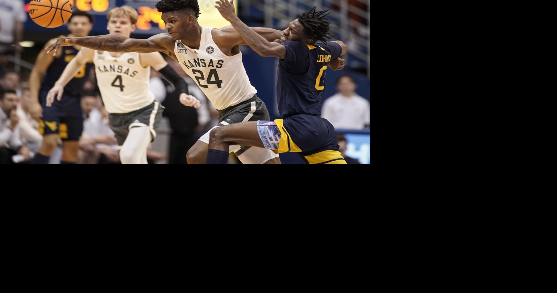 WVU basketball: Mountaineers fall short at No. 3 Kansas | WVU ...
