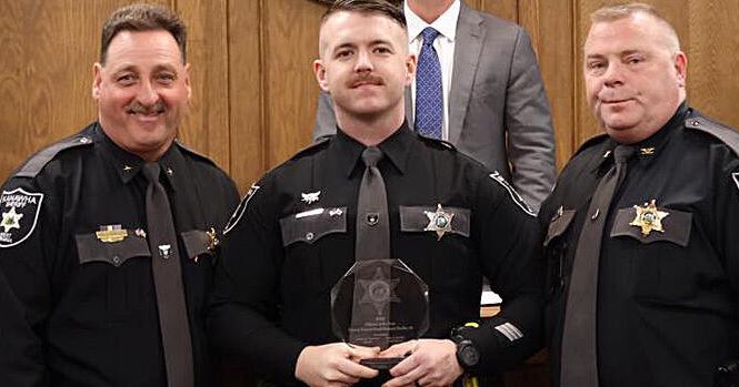 Samuel Savilla III receives KCSO's first Purple Heart Medal | Kanawha ...