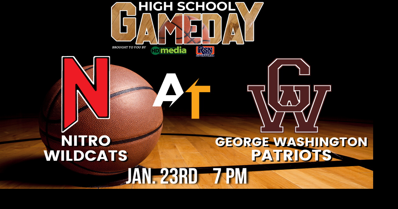 Nitro Wildcats vs. George Washington Patriots: Jan. 23, 2024 | HD ...
