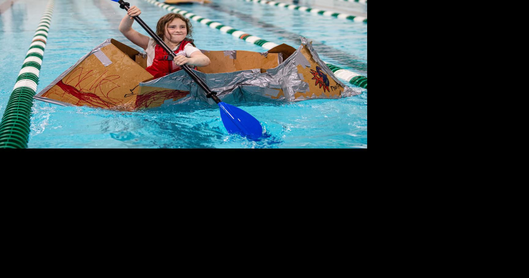 Cardboard boat race teaches children problem-solving, STEM | News ...