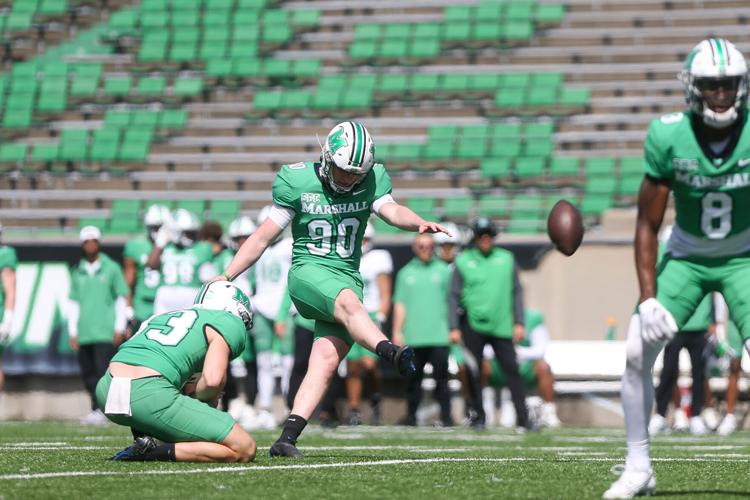 Marshall plays 2025 spring football game in front of 10,000 | Marshall ...