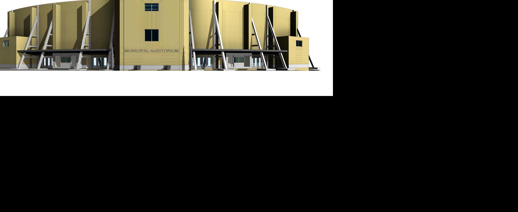 Options after a Charleston Municipal Auditorium facade study | Kanawha ...