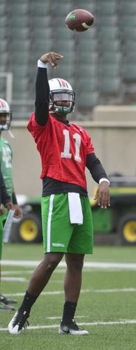 QB Xavier Gaines getting a grip on Marshall offense | Sports ...
