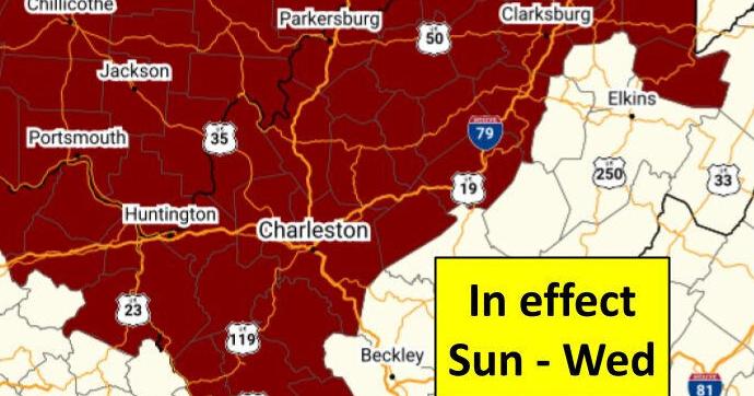 Weekend weather forecast, Charleston, WV, June 21-22, 2025 | Kanawha ...