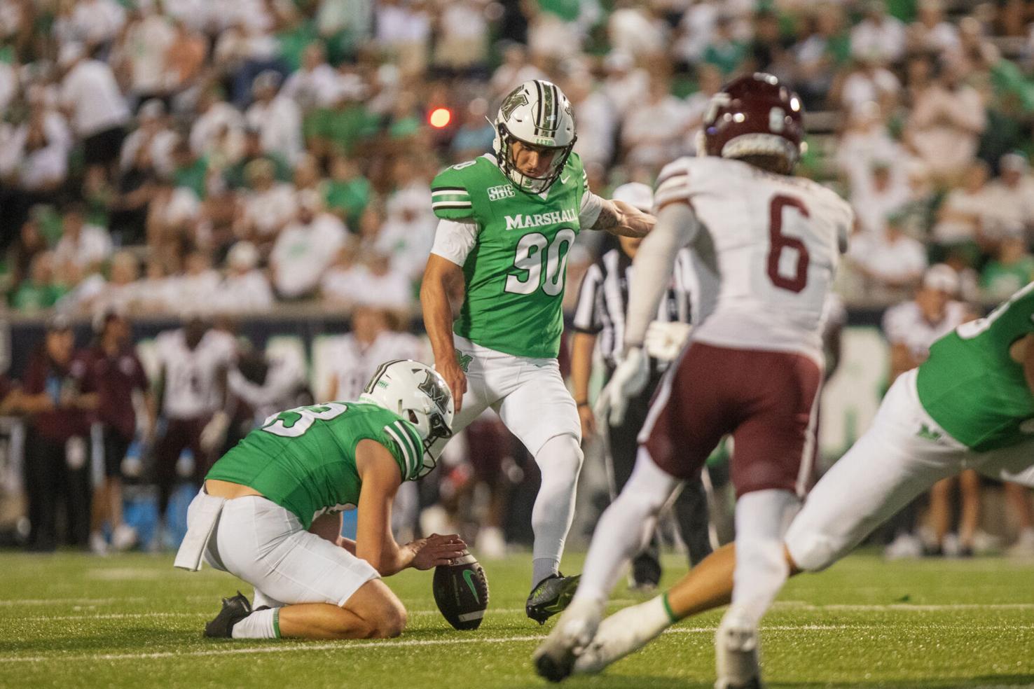 Perfect day lends Herd kicker Lorcan Quinn first SBC award | Marshall ...