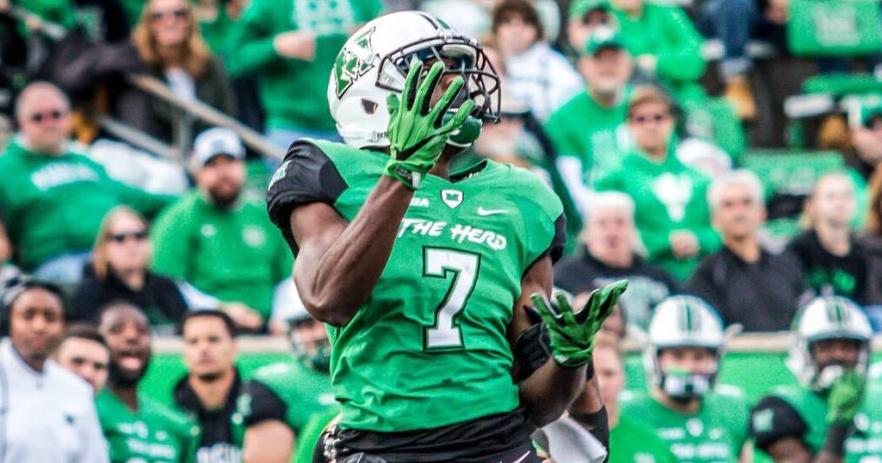 Marshall WR Obi Obialo leaving injury, defense behind him | Marshall ...