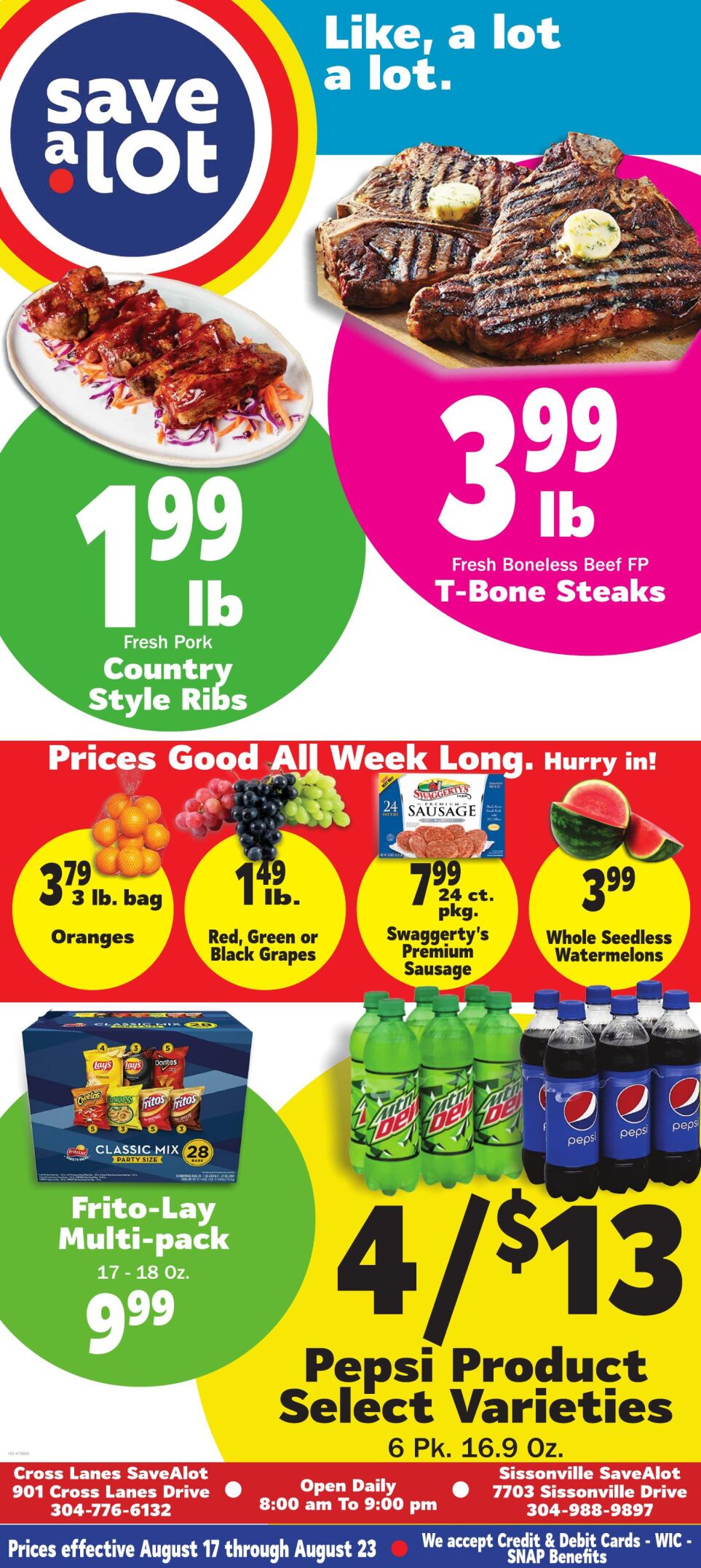 Save A Lot Ad - Aug 17, 2022 | Pulse Digital | wvgazettemail.com