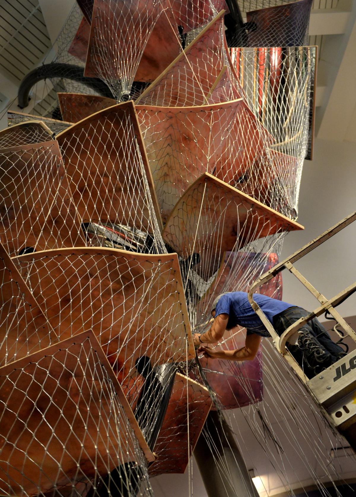 New Clay Center sculpture a climbable memorial | Life & Arts ...