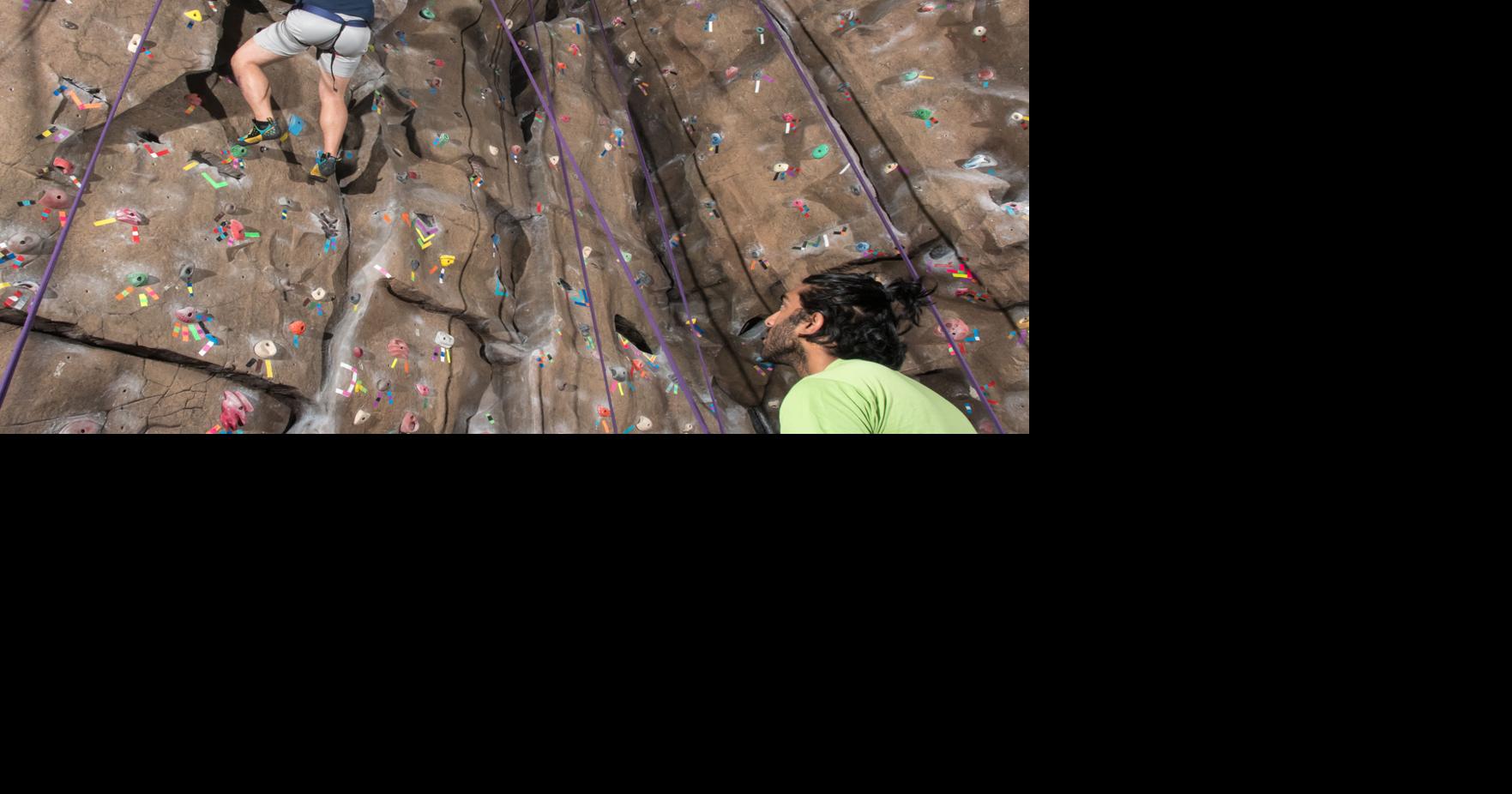 Climbing wall helps Marshall students get a grip on the Great Outdoors ...