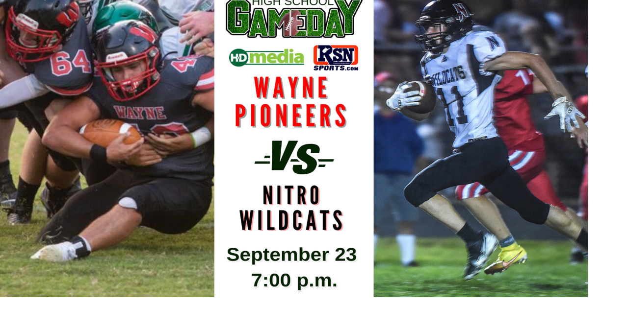 Wayne Pioneers vs. Nitro Wildcats: Sept. 23, 2022 | HD Media+ Streaming ...