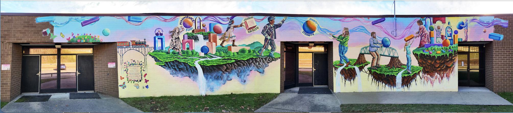 New mural at Smithers, WV GATEWAY Center highlights history | News ...