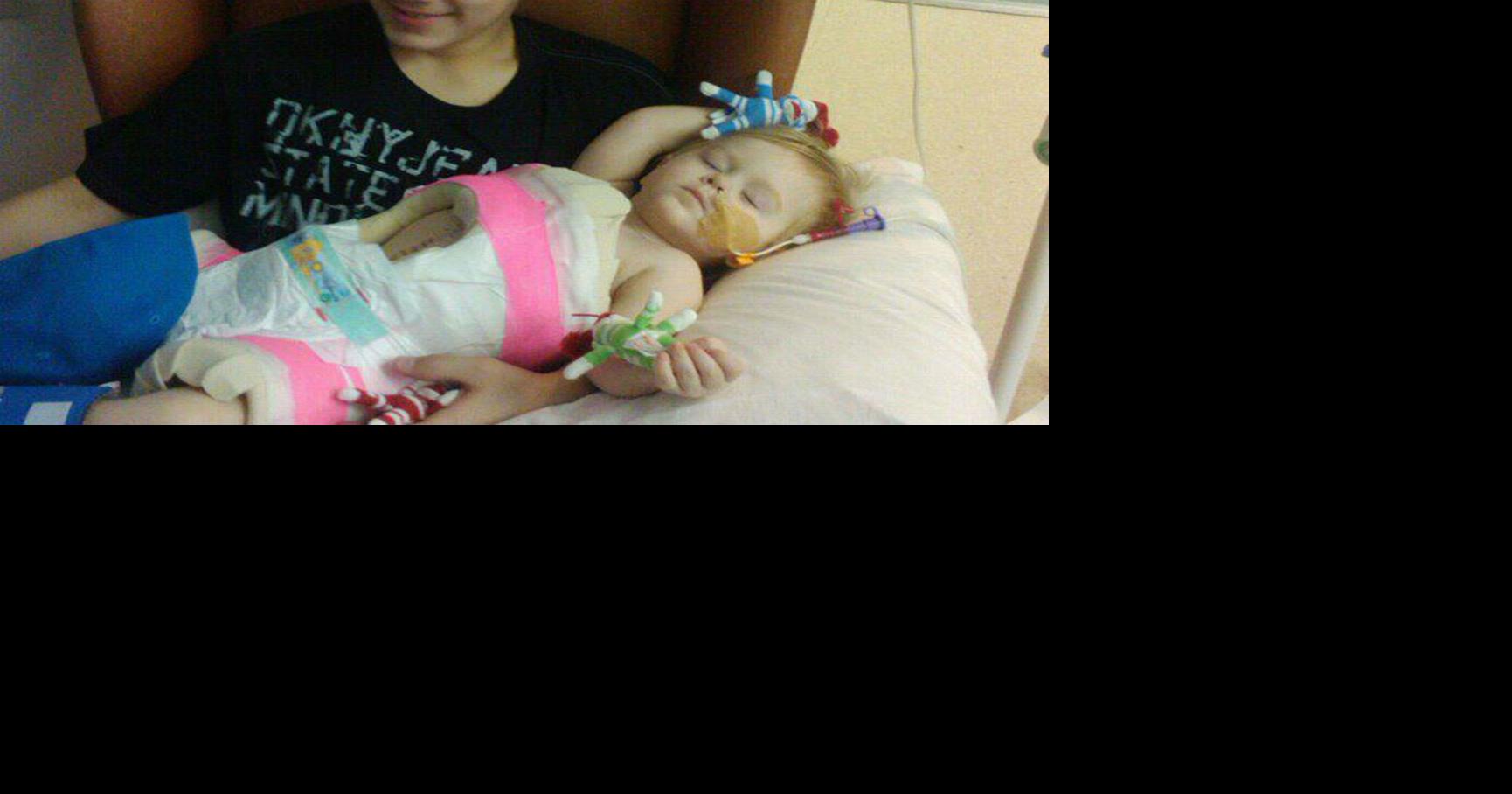 Toddler to mark second birthday in body cast at hospital | News ...