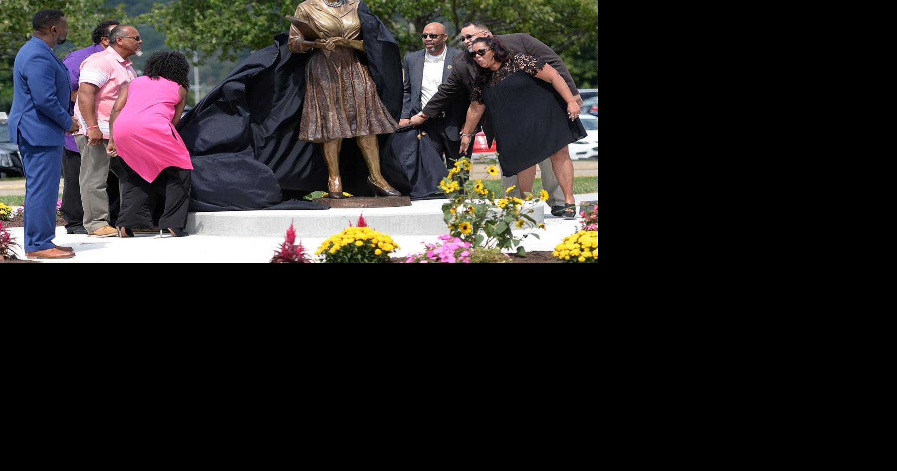 Katherine Johnson immortalized with statue on WV State University campus | Education ...