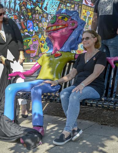 PHOTOS: City of Charleston unveils bench honoring Jupiter Hamilton ...