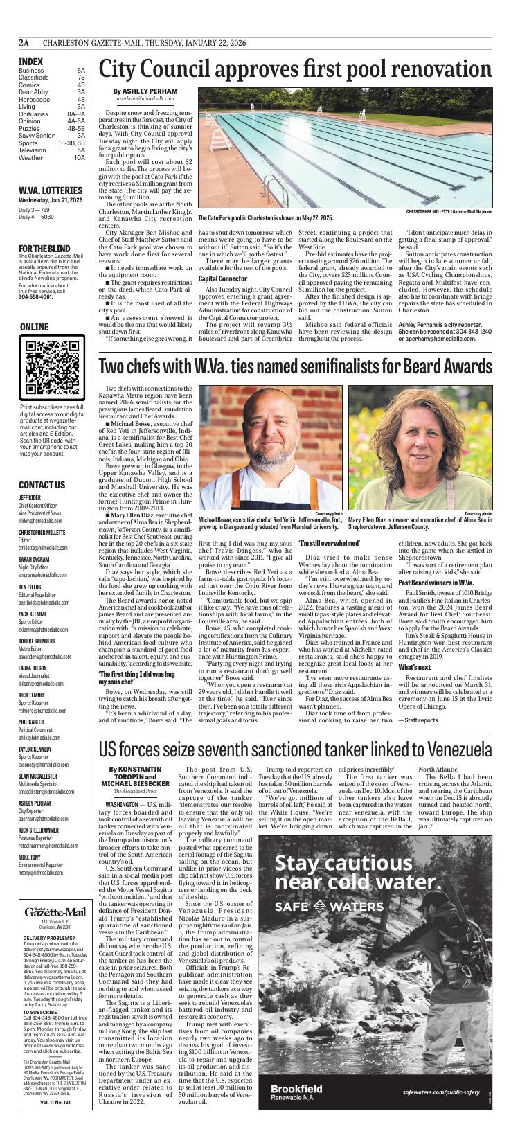 Page A2 | e-Edition | wvgazettemail.com