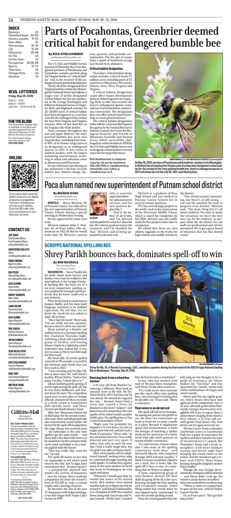 Page A2 | e-Edition | wvgazettemail.com